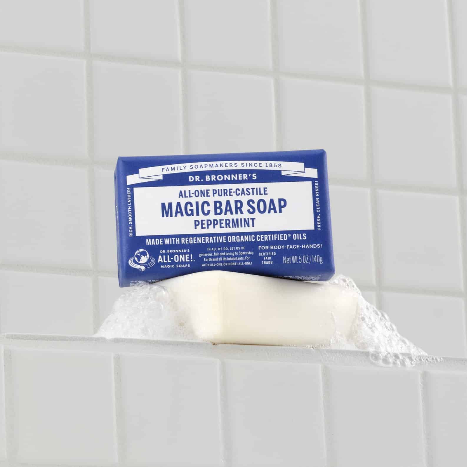 Dr. Bronner's Bar Soap Dilutions Cheat Sheet