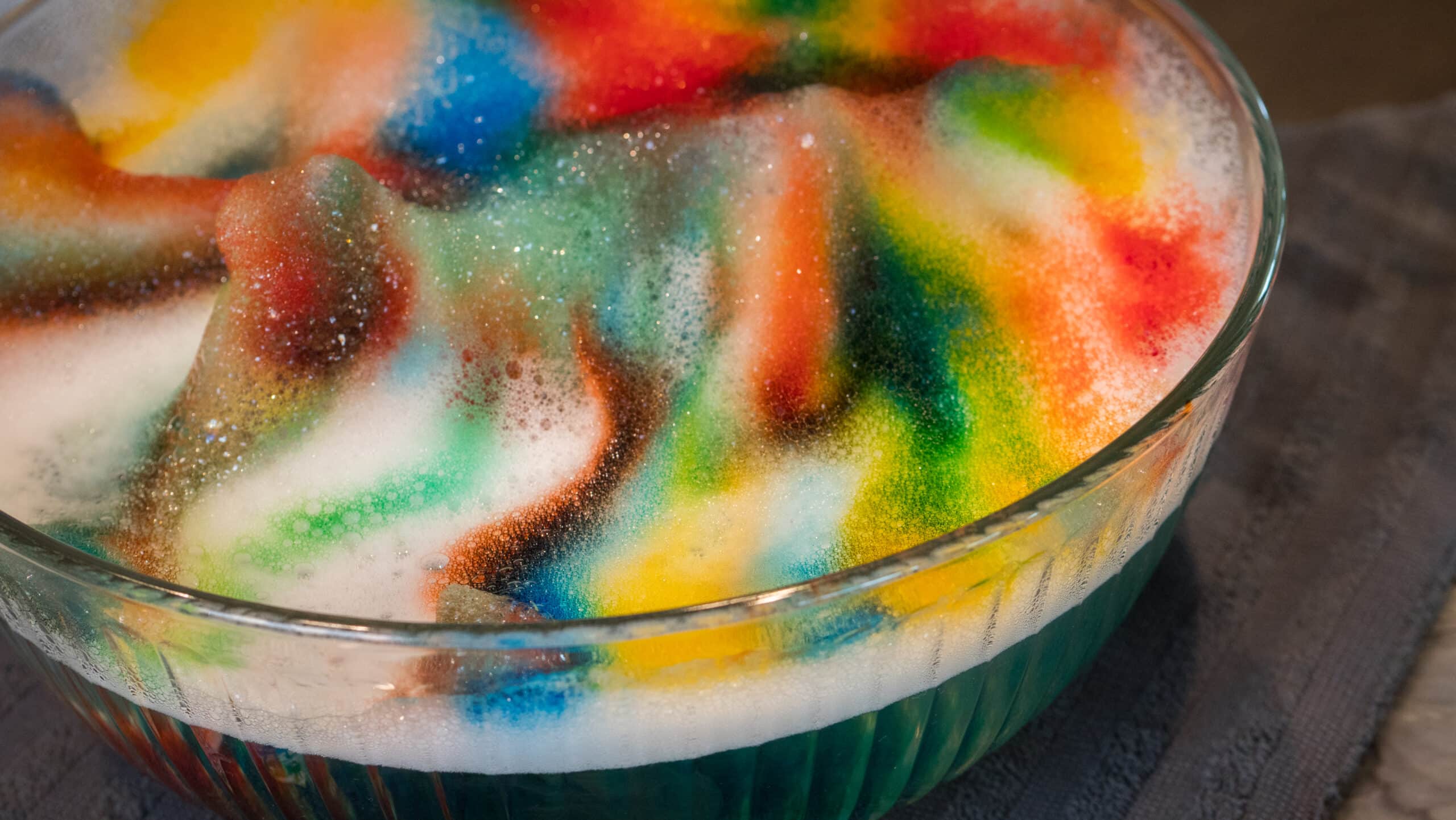 Bubble-Dyed Paper with Dr. Bronner’s Sal Suds - Going Green with Lisa ...