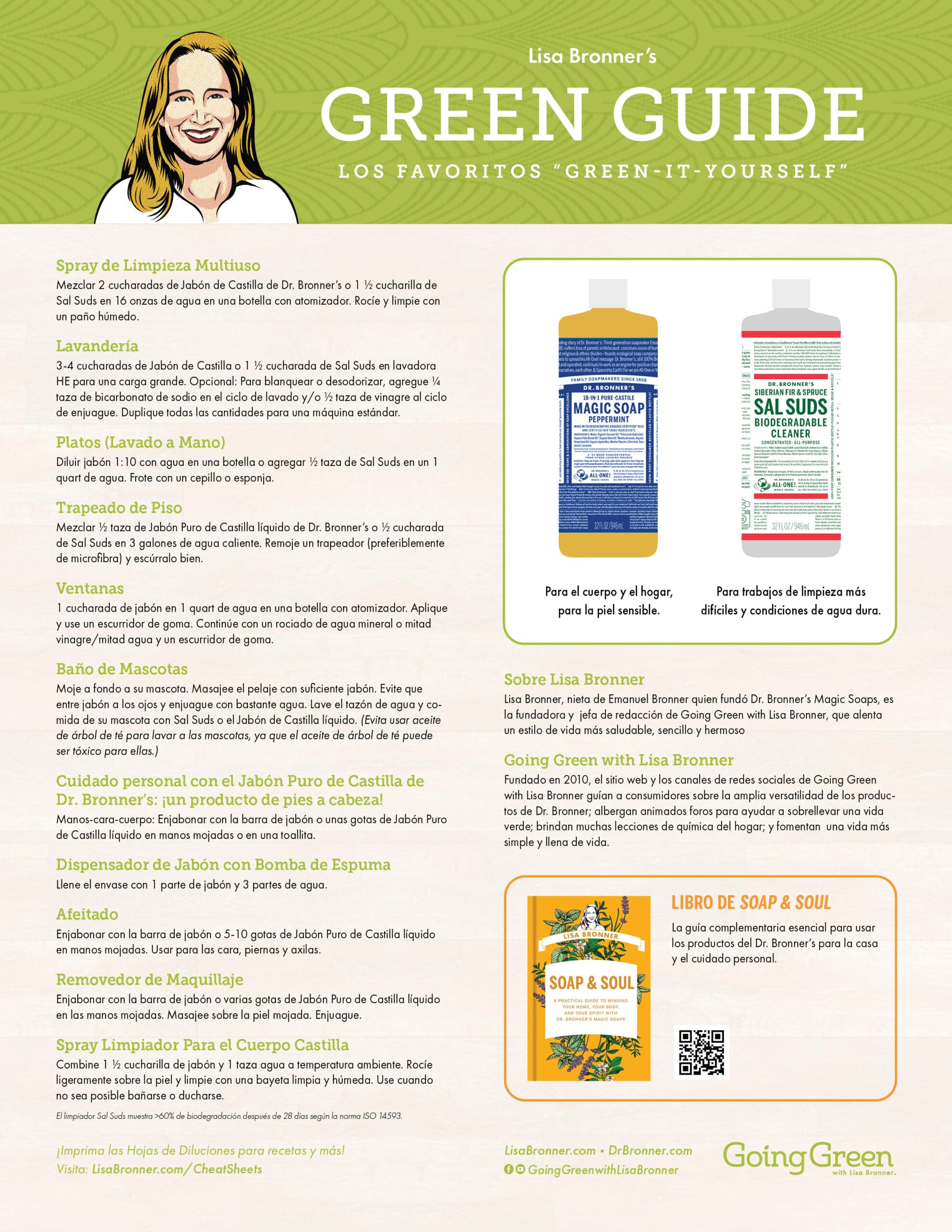 Green Clean Guide | Going Green with Lisa Bronner